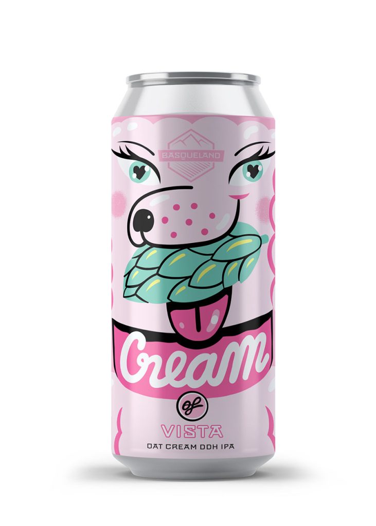 Cream of Vista, Oat Cream DDH IPA 6,2% - Basqueland Brewing