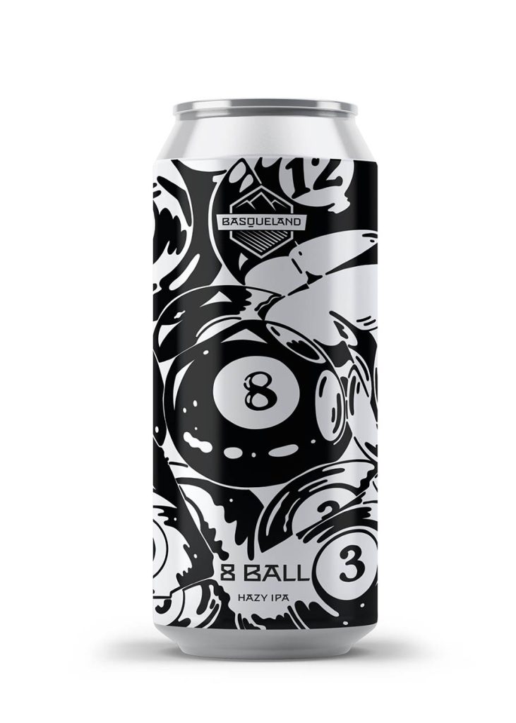 8 Ball, Hazy IPA 5,8% - Basqueland Brewing