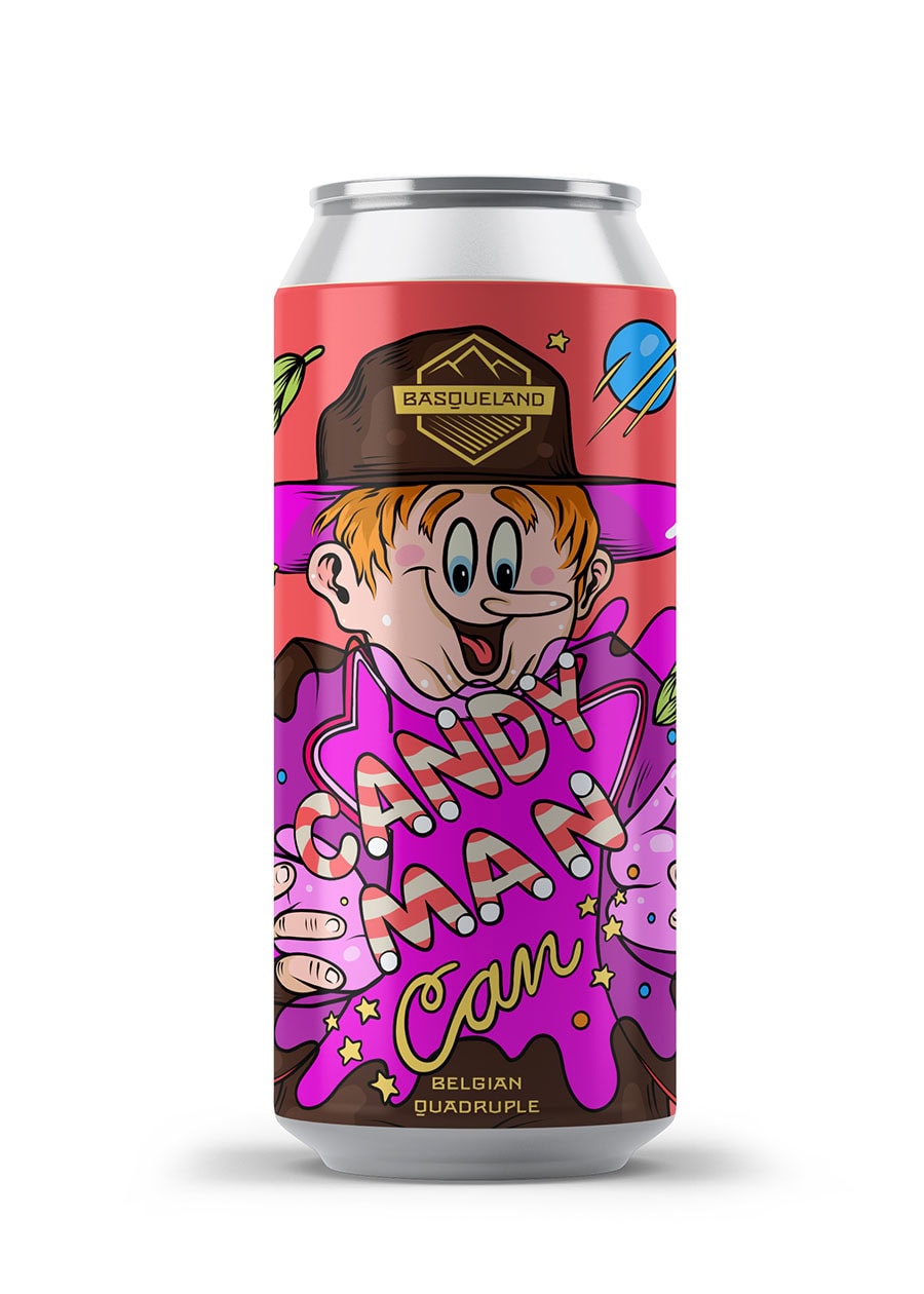 Candy Man Can, Belgian Quadruple 10,5% - Basqueland Brewing