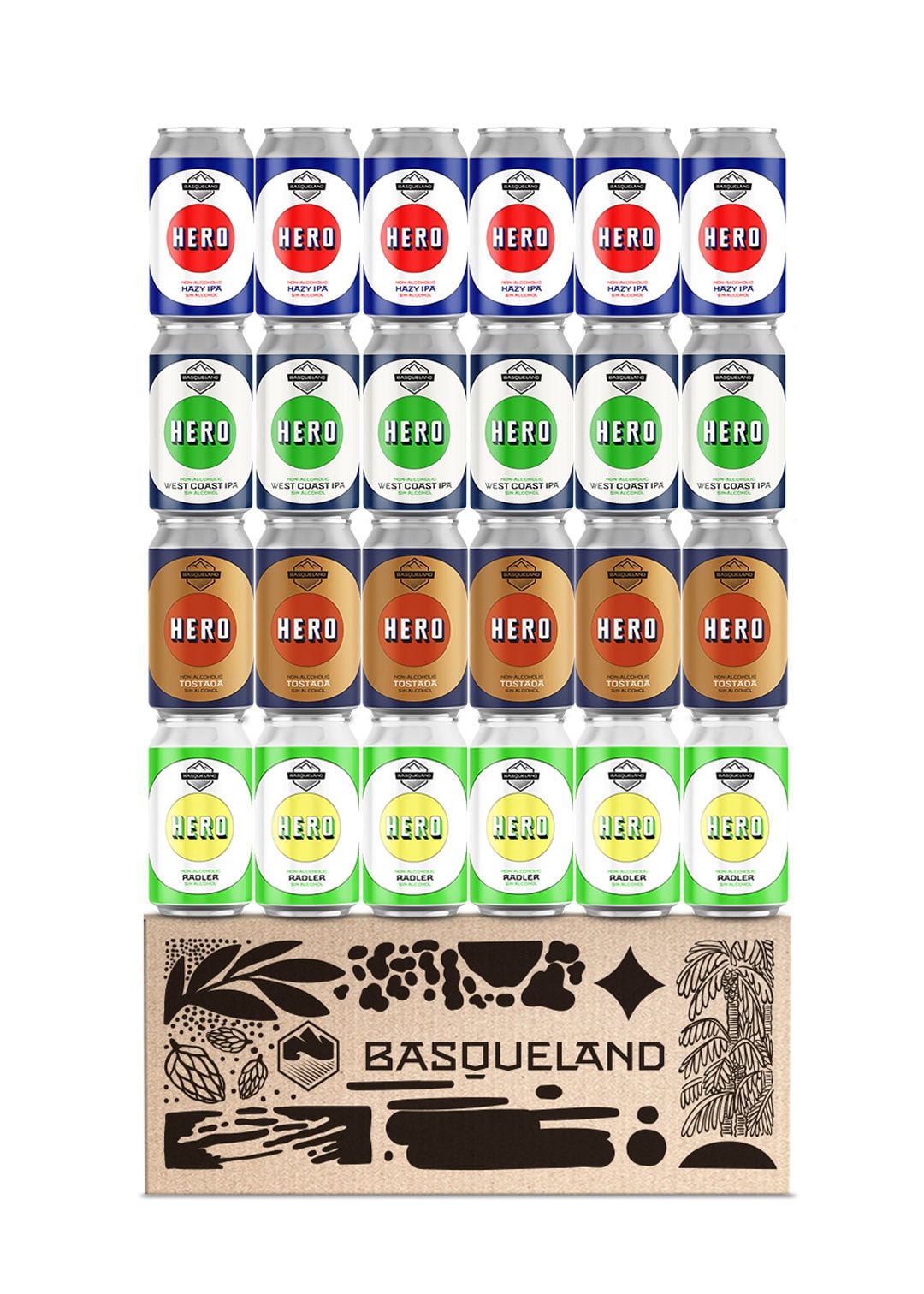 Hero Mix - Sin Alcohol 0,5% - Basqueland Brewing