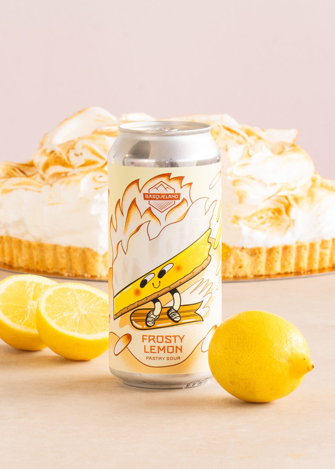 Frosty Lemon, Pastry Sour 4,1% - Basqueland Brewing